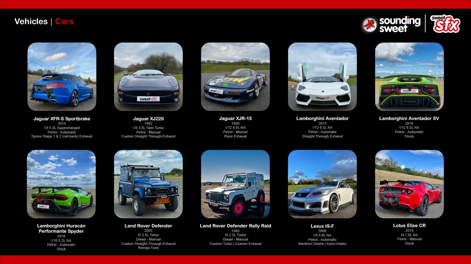 Sound Effects - Professional High Quality Libraries - Sweet SFX